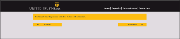 Deposits | Online banking help | United Trust Bank