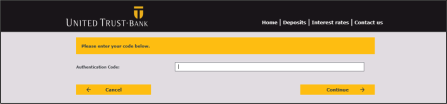 Deposits | Online banking help | United Trust Bank